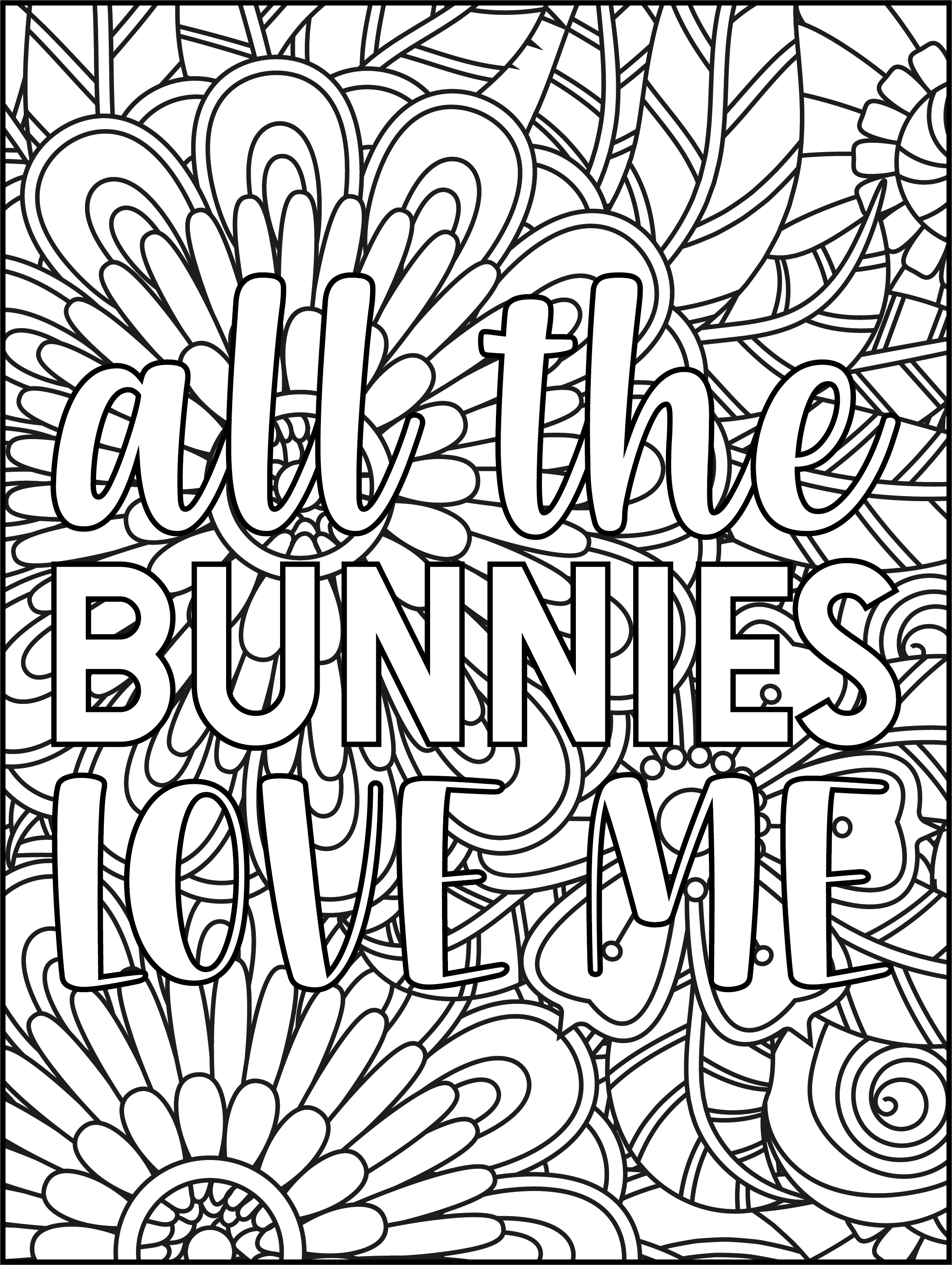 Relax and Unwind with our Inspirational Quotes Cat Coloring Book | Made ...