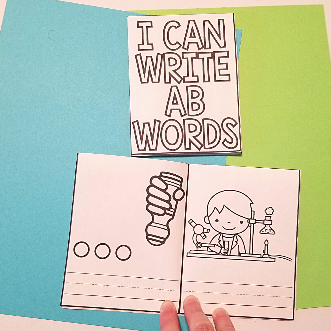 AB Word Family Foldable Mini Books | Made By Teachers