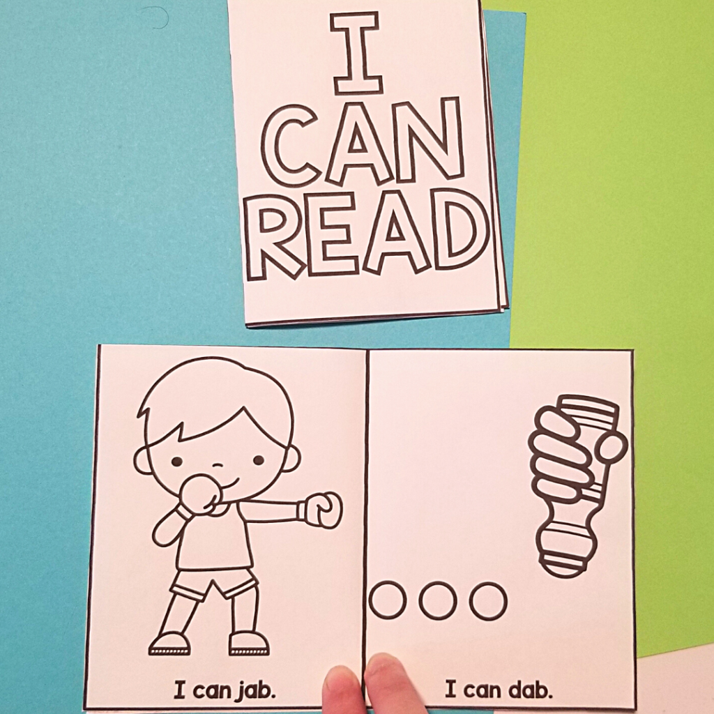 AB Word Family Foldable Mini Books | Made By Teachers