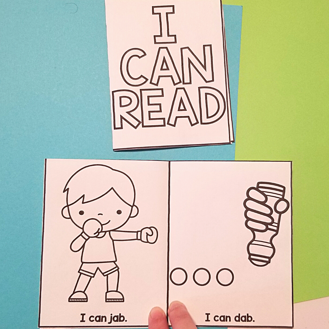 AB Word Family Foldable Mini Books | Made By Teachers