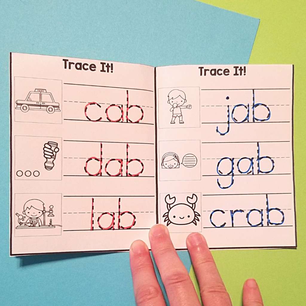 AB Word Family Foldable Mini Books | Made By Teachers
