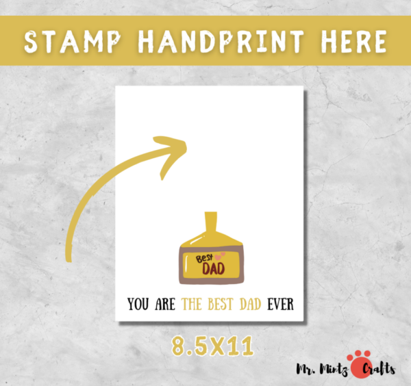 Best Dad Ever Handprint Craft | Father’s Day Craft | Made By Teachers