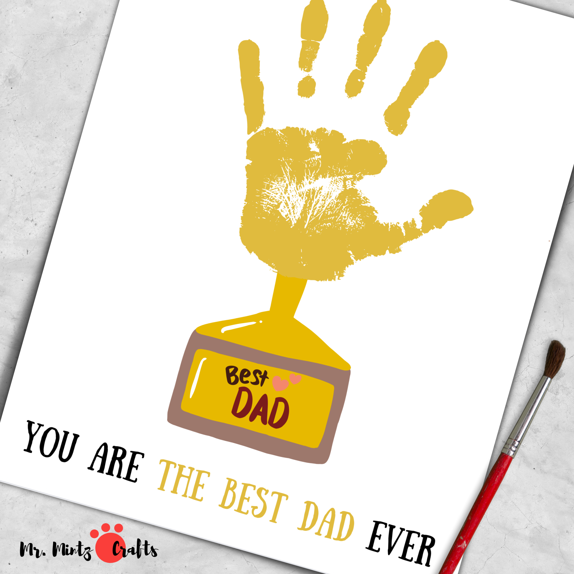 Best Dad Ever Handprint Craft | Father’s Day Craft | Made By Teachers