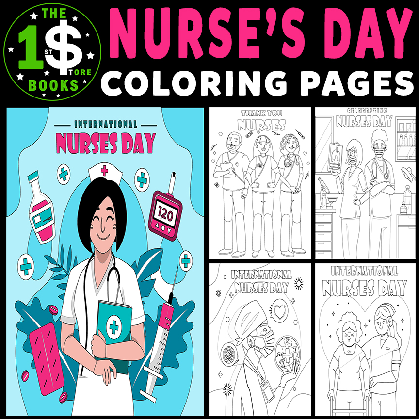 Nurse’s Day | School Nurse Appreciation Week | 06 May Holiday Coloring ...