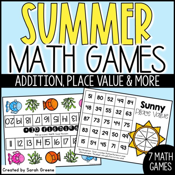 Summer Math Games | Made By Teachers