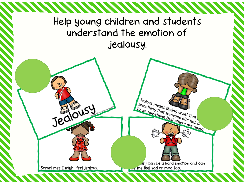 Jealousy Social Skills Story and Visuals | Made By Teachers