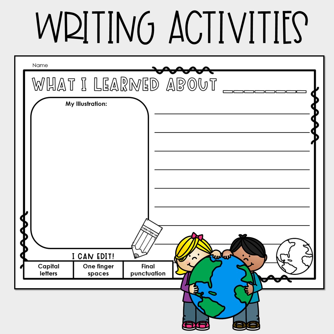 Country Research Project - Country Report - Graphic Organizer Writing ...