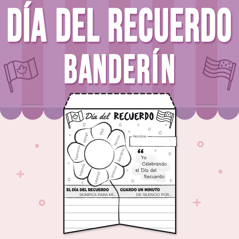 Día del Recuerdo | Banderín (Remembrance Day) | Made By Teachers