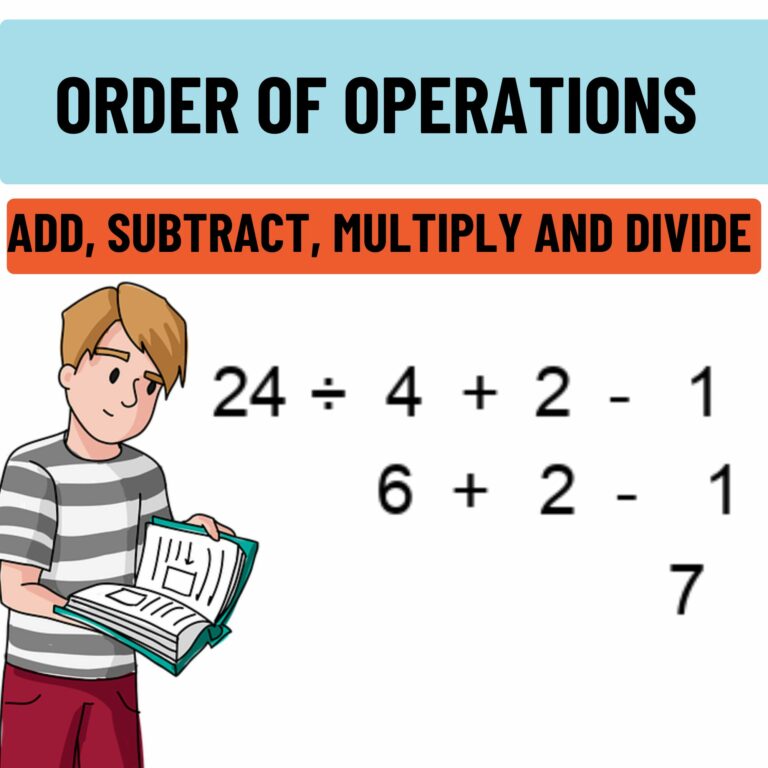 PEMDAS Problems Order of Operations Worksheets -Add Subtract Multiply ...
