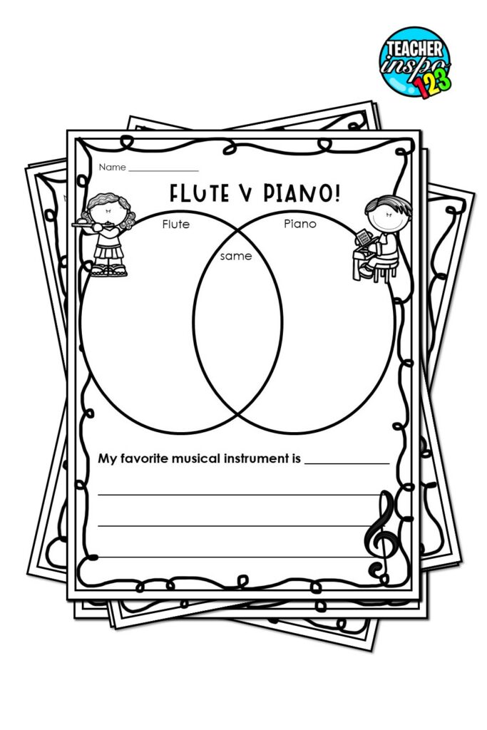 Music Worksheets - Music Sub - Elementary Music Centers | Made By Teachers