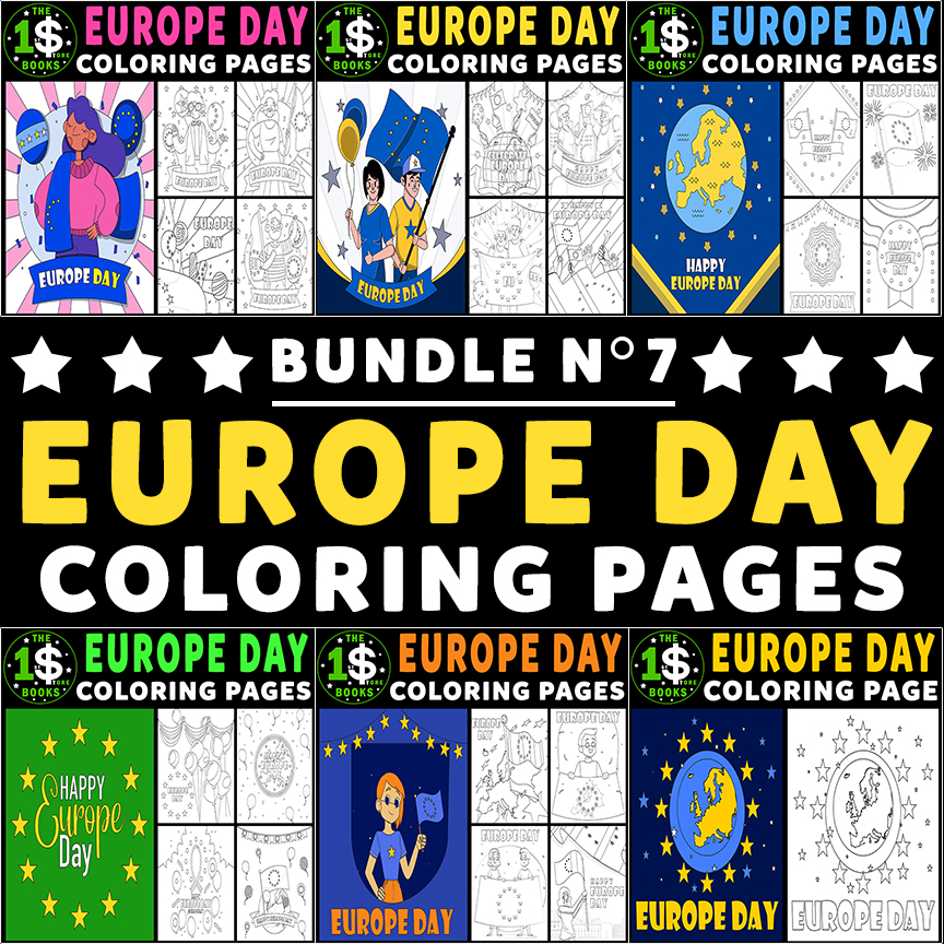 Europe Day Coloring Pages | The European Union | 09 May Holiday ...
