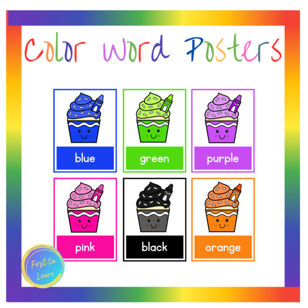 Color Word Posters | Made By Teachers