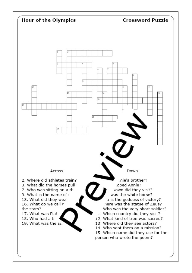 Magic Tree House "Hour of the Olympics" worksheets | Made By Teachers