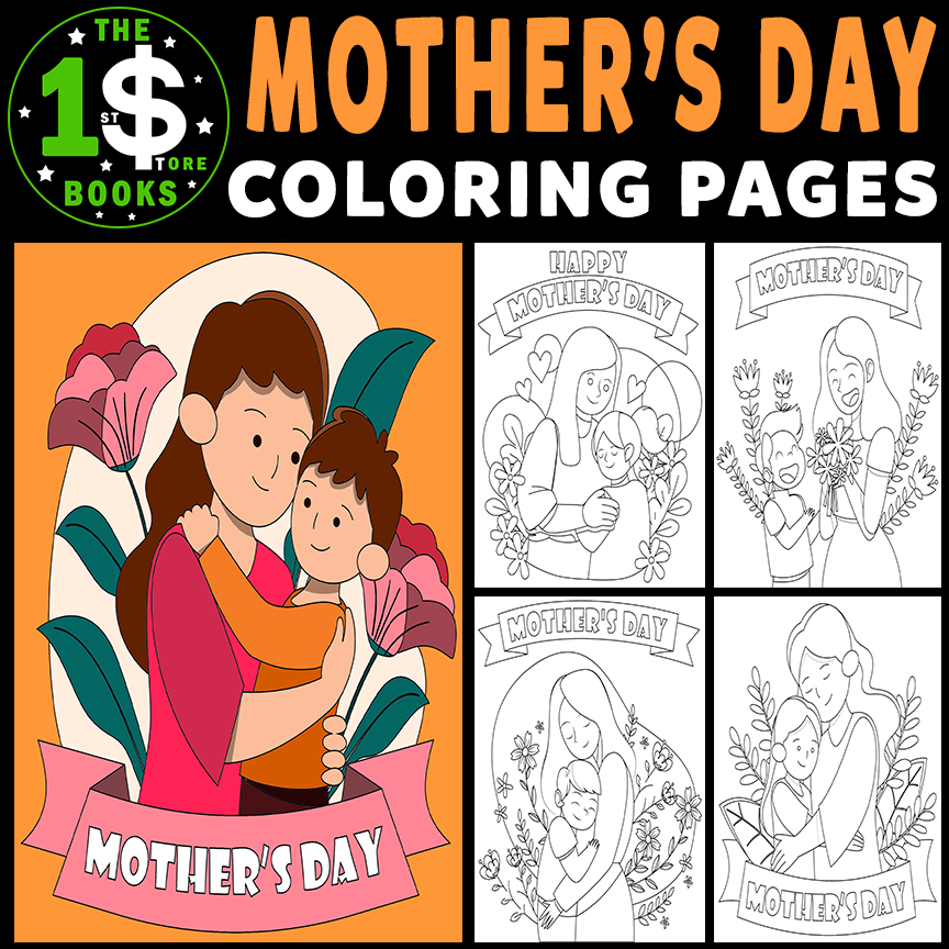 Mother’s Day Coloring Pages | 14 May Holiday Coloring Sheets | Made By ...
