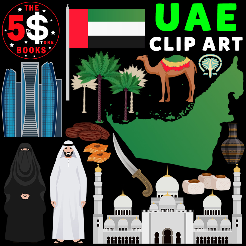 UAE Tracing And Coloring Pages For Kids - 18 Sheets | Made By Teachers