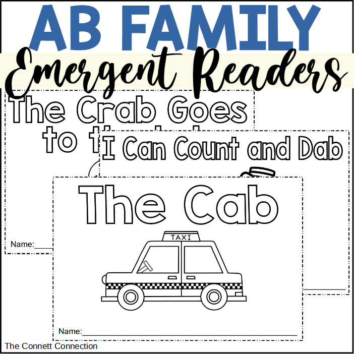AB Word Family Emergent Readers | Made By Teachers