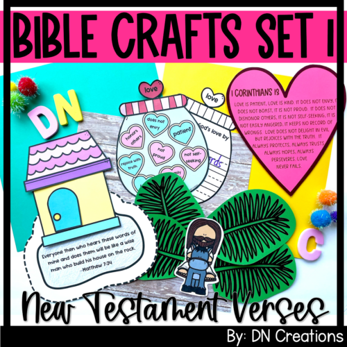 Bible Craft Set 1 | New Testament Bible Crafts for Sunday School | Made ...
