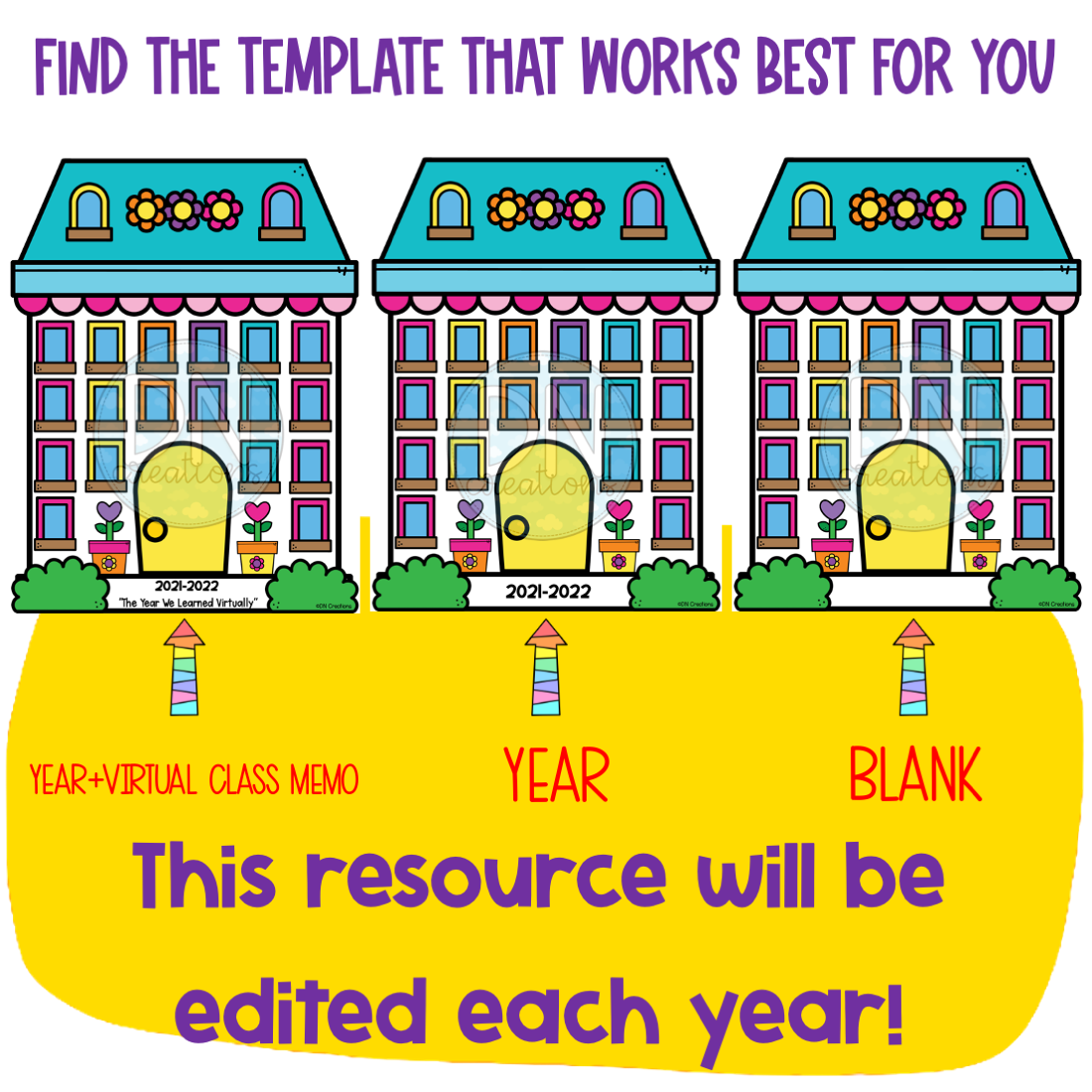 End of the Year Class Photo l Class Picture Template l End of the Year ...