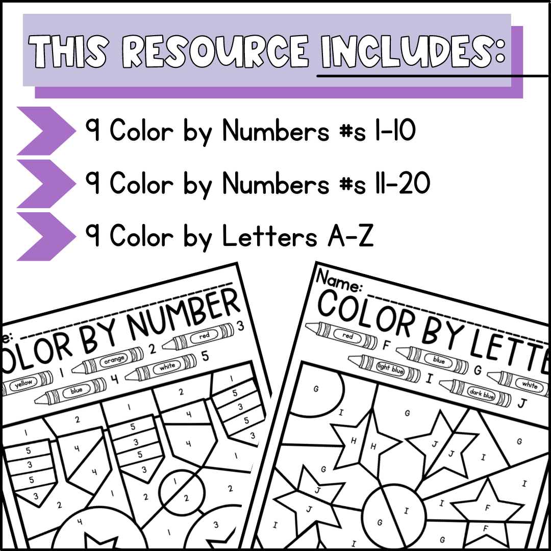 4th of July Color by Code - 4th of July Color by Number | Made By Teachers