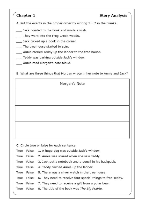 Magic Tree House "Buffalo Before Breakfast" worksheets | Made By Teachers