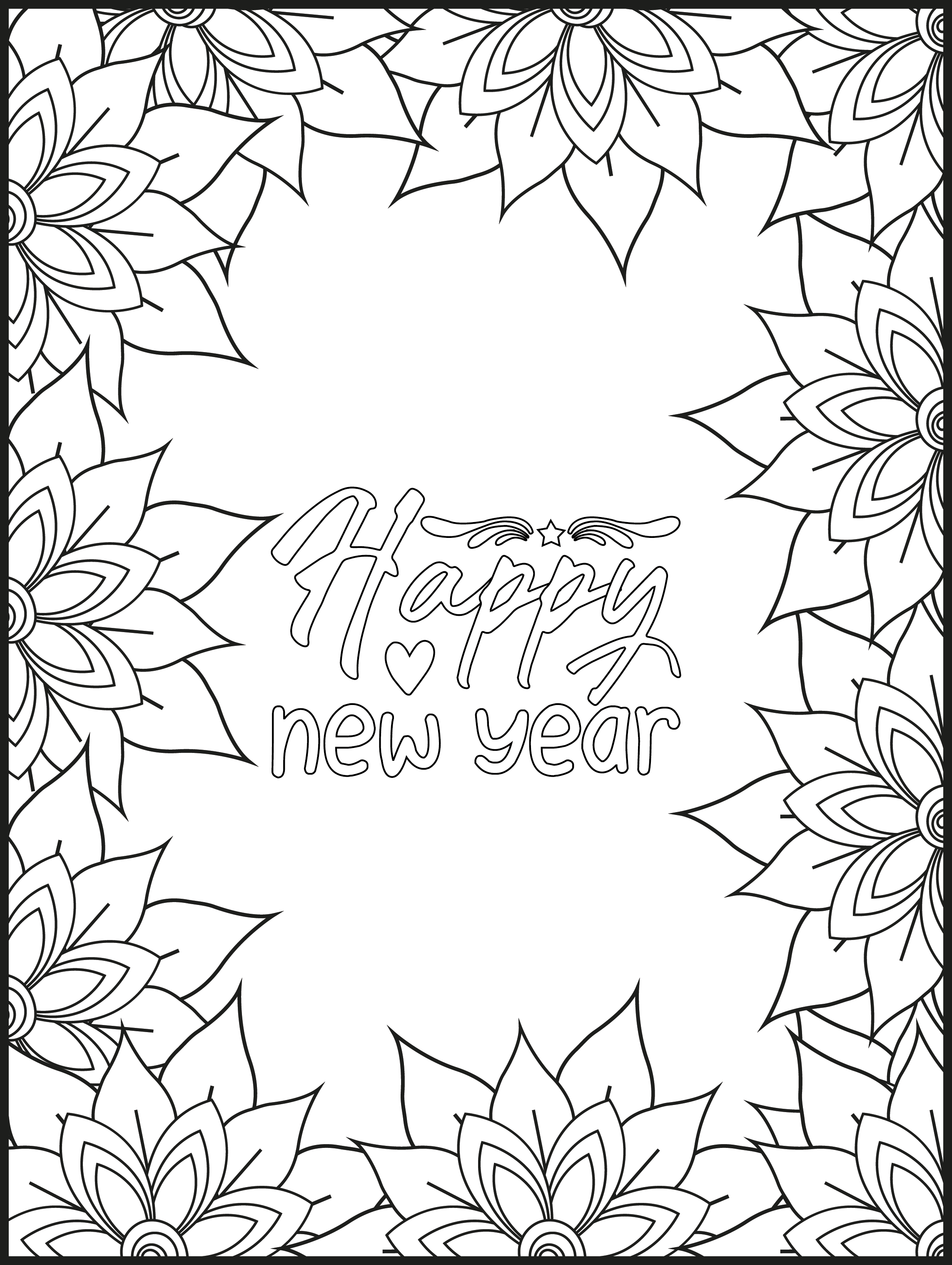 Celebrate the Holidays with Printable Coloring Pages: Inspirational ...
