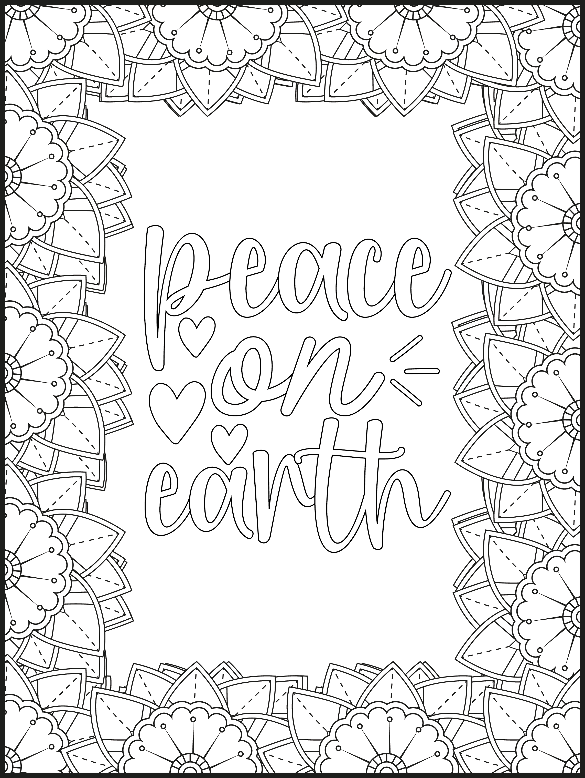 Celebrate the Holidays with Printable Coloring Pages: Inspirational ...