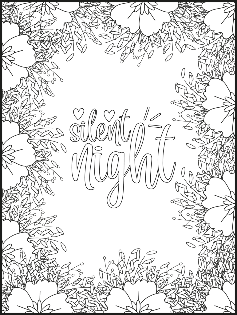 Celebrate the Holidays with Printable Coloring Pages: Inspirational ...