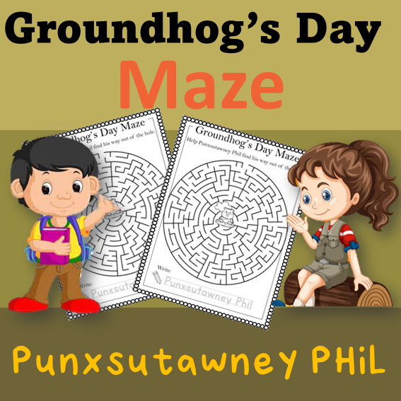 Get Lost in Fun with our Groundhog Maze Worksheet | Made By Teachers