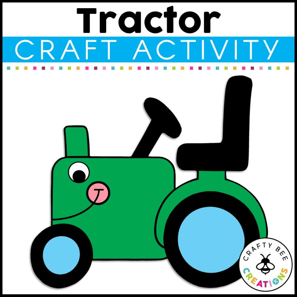 Tractor Craft | Transportation Crafts | Transportation Activities ...
