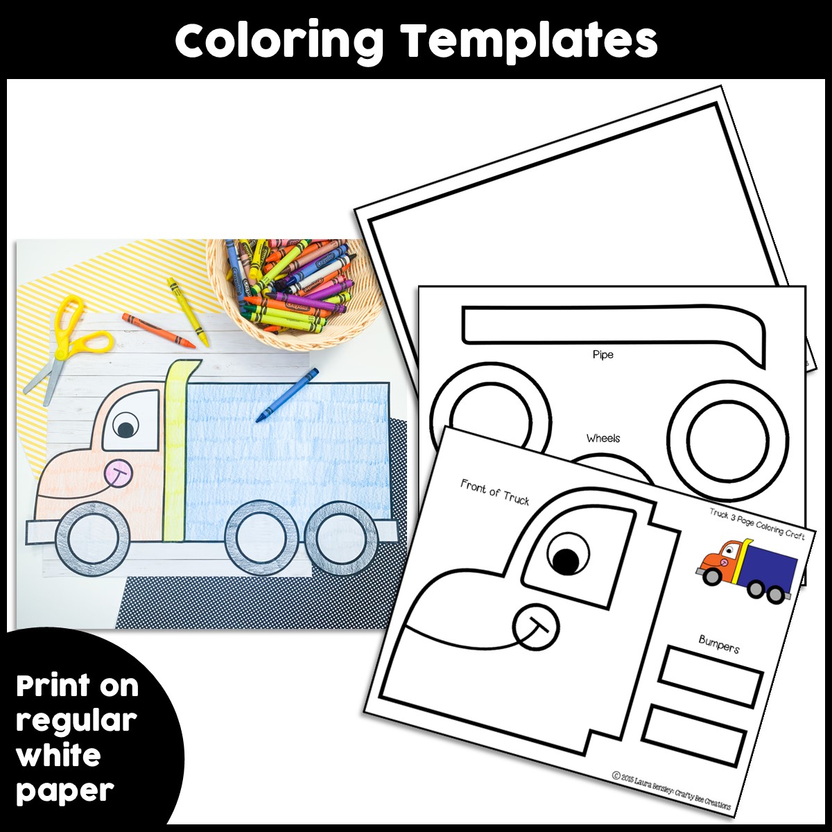 Truck Craft | Transportation Crafts | Transportation Activities | Made ...