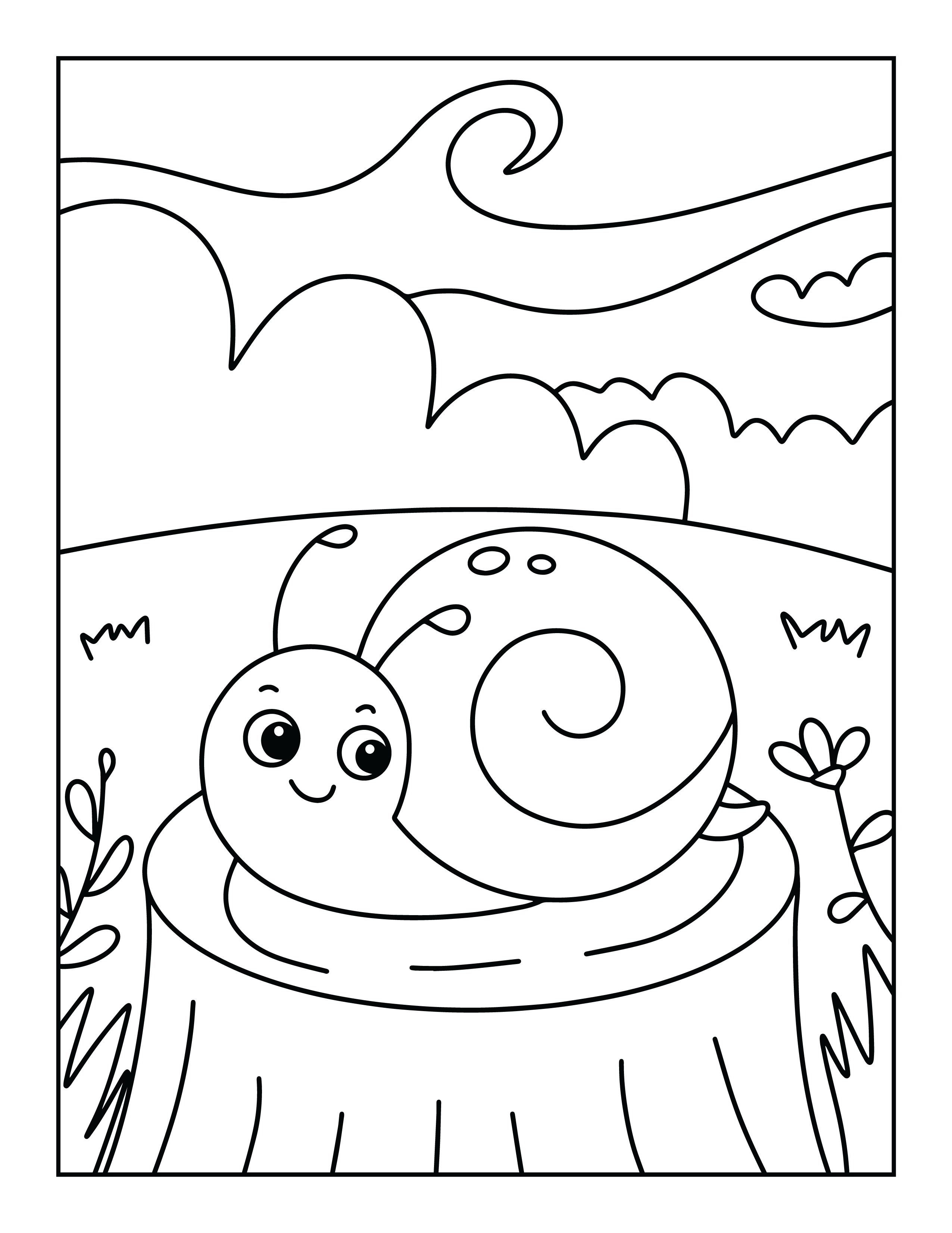 Buzzing with Fun: Cute Bugs and Insects Coloring Pages | Made By Teachers