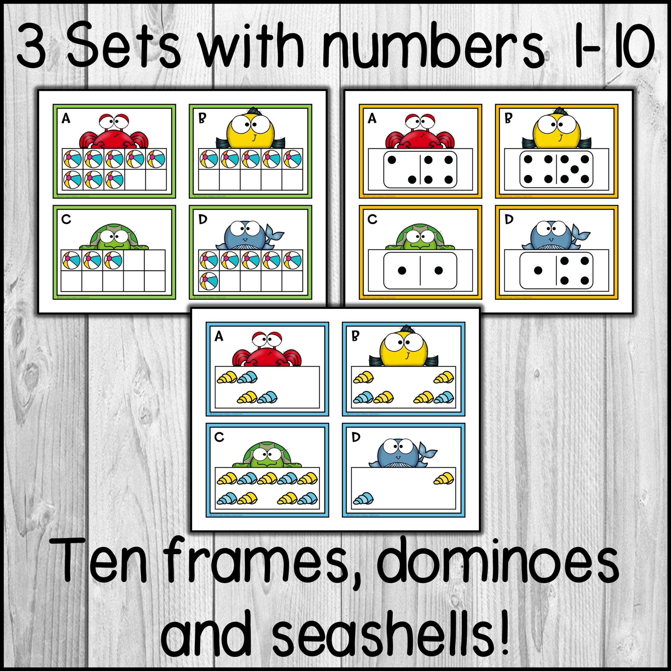 Summer Themed Count the Room | Math Center and Activity | Numbers 1 to ...