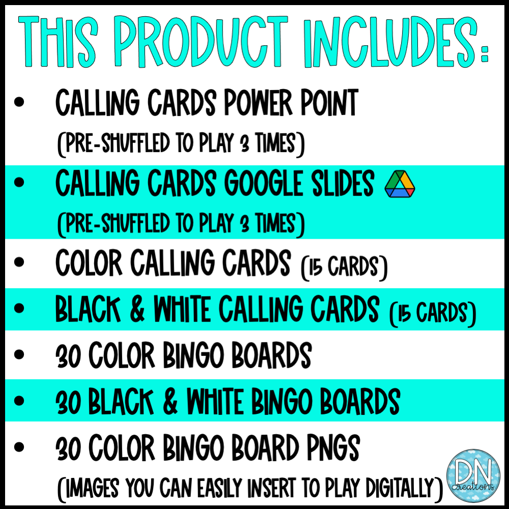 Bible Bingo Abraham Sarah l Genesis Bible Games l God's Promises to ...