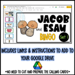 Bible Bingo Jacob and Esau l Genesis Bible Activities l Jacob Bingo ...