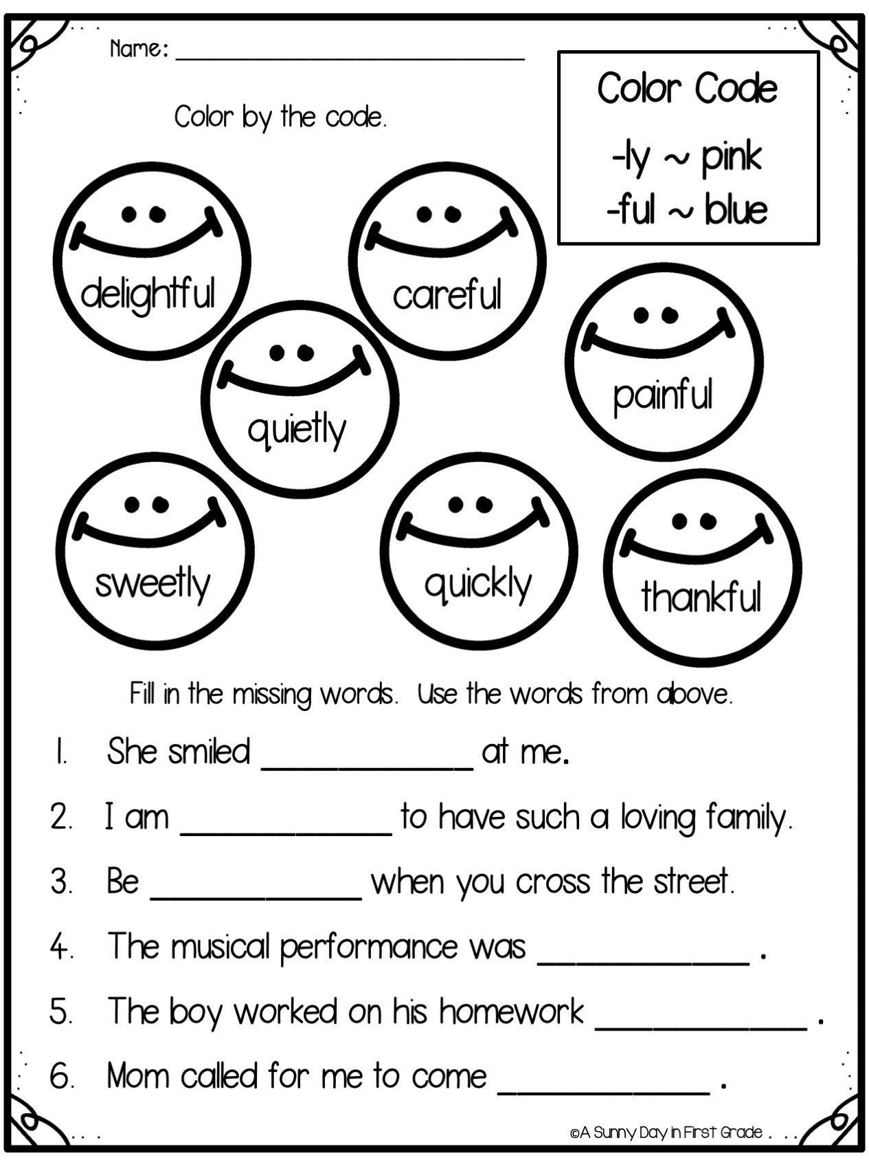 Suffixes -LY & -FUL Printables, Center & Games | Made By Teachers