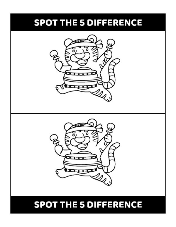 Animal Spot the Difference Worksheets for Kids | Made By Teachers