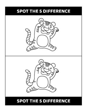 Animal Spot the Difference Worksheets for Kids | Made By Teachers