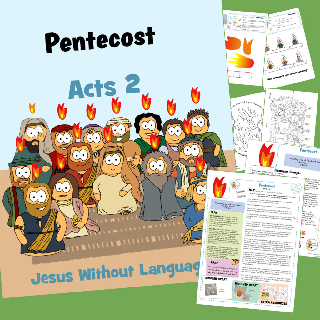 Pentecost Kidmin Lesson & Bible Crafts - Acts 2 | Made By Teachers