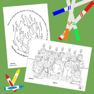 Pentecost Kidmin Lesson & Bible Crafts - Acts 2 | Made By Teachers