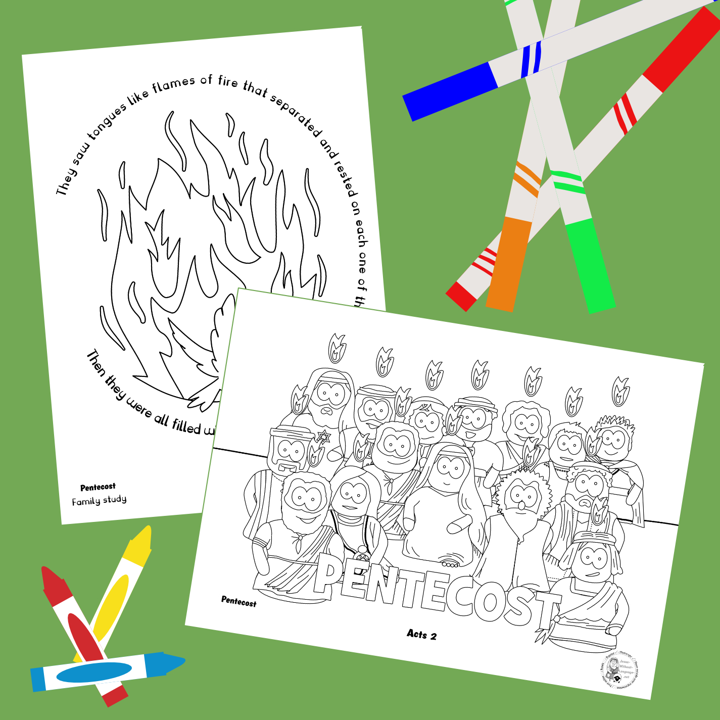 Pentecost Kidmin Lesson & Bible Crafts - Acts 2 | Made By Teachers