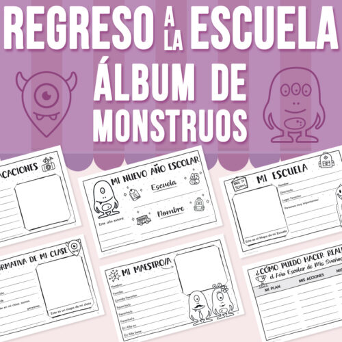 Back to School | Monsters Albums BUNDLE | Made By Teachers