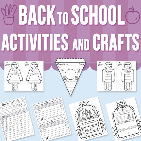 Back to School Activities and Crafts | Made By Teachers