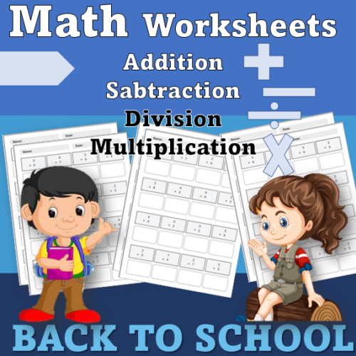 Get Ahead in Math: Back to School Worksheets for Kids | Made By Teachers