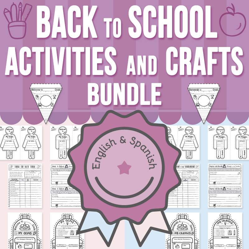 Back to School Activities and Crafts BUNDLE | Made By Teachers