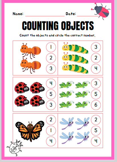Preschool Let's count and write | Made By Teachers