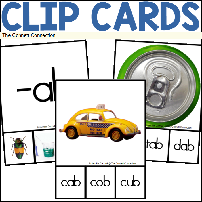 AB Word Family Centers with Real Photographs | Made By Teachers