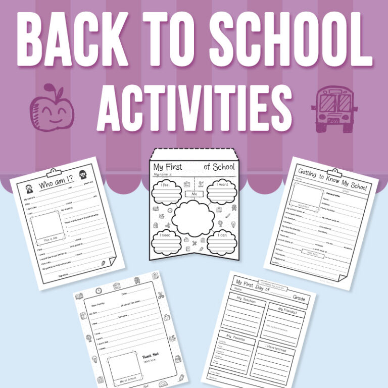 Back to School Activities | Made By Teachers