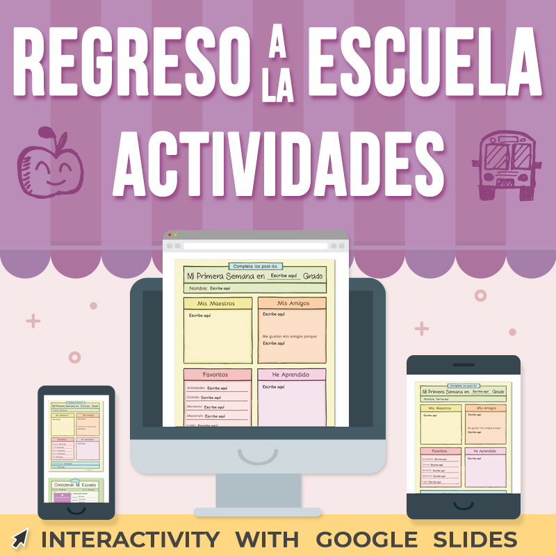Regreso a la Escuela | Actividades Google Slides | Made By Teachers