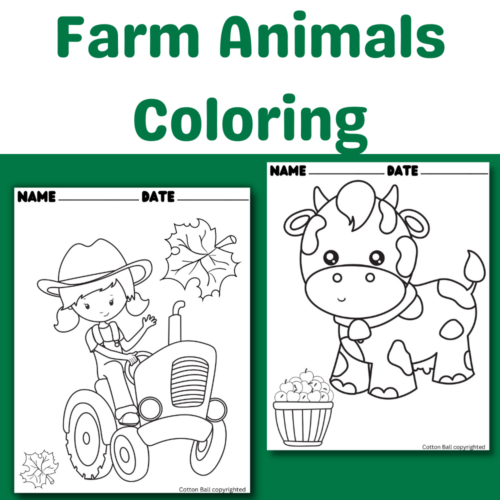 Farm Animals coloring pages | Made By Teachers