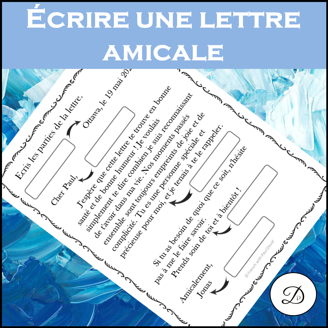 Écrire une lettre amicale | Made By Teachers